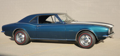 1967 Z28 Tahoe Turquoise