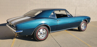 1967 Z28 Tahoe Turquoise