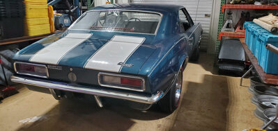 1967 Z28 Tahoe Turquoise