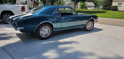 1967 Z28 Tahoe Turquoise