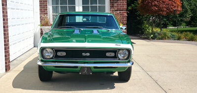 1968 Camaro SS 396-375 Rally Green