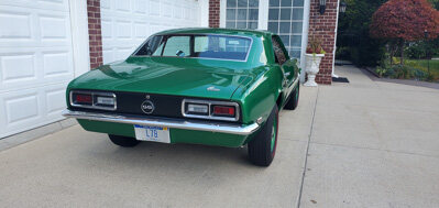 1968 Camaro SS 396-375 Rally Green