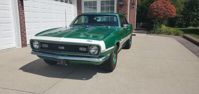 1968 Camaro SS 396-375 Rally Green
