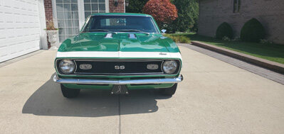 1968 Camaro SS 396-375 Rally Green